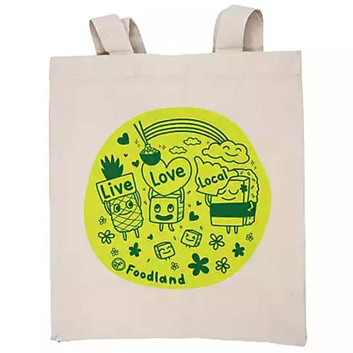 Foodland Canvas Bag, Live Love Local - Foodland