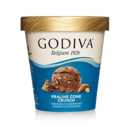 Godiva Praline Cone Crunch Ice Cream - Foodland