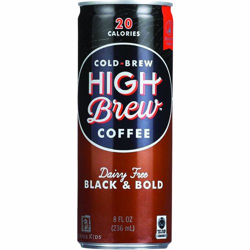 High Brew Dairy Free Cold Brew Coffee, Black & Bold, 8 Fl Oz - Foodland