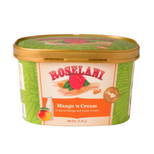Roselani Mango 'n Cream Ice Cream - Foodland