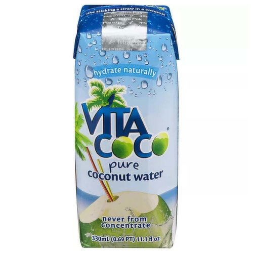 Vita Coco Coconut Water Beverage, Pure, Original - Foodland