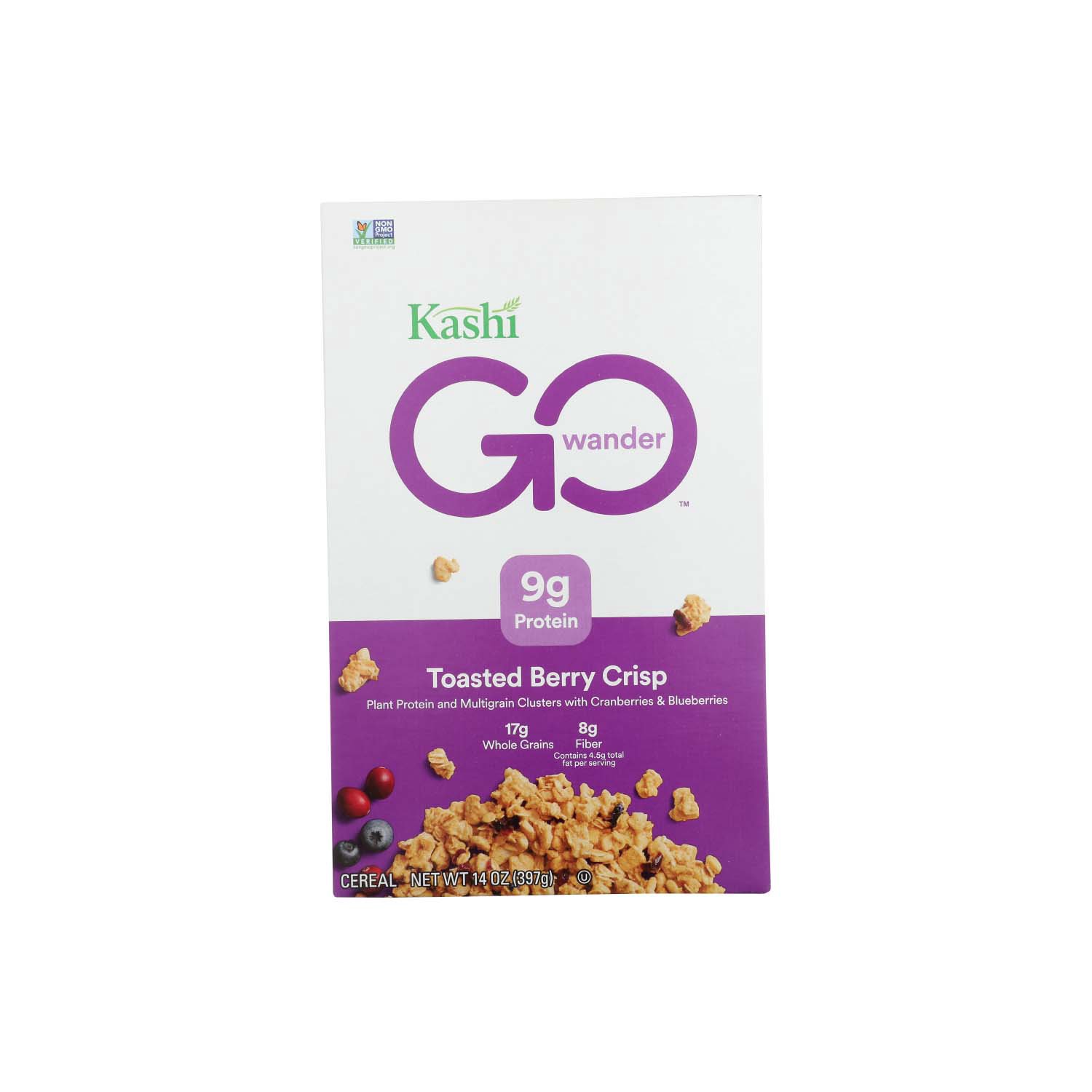 Kashi Go Lean Crisp Kashi Go Toasted Berry Crisp Cereal, 14 Oz