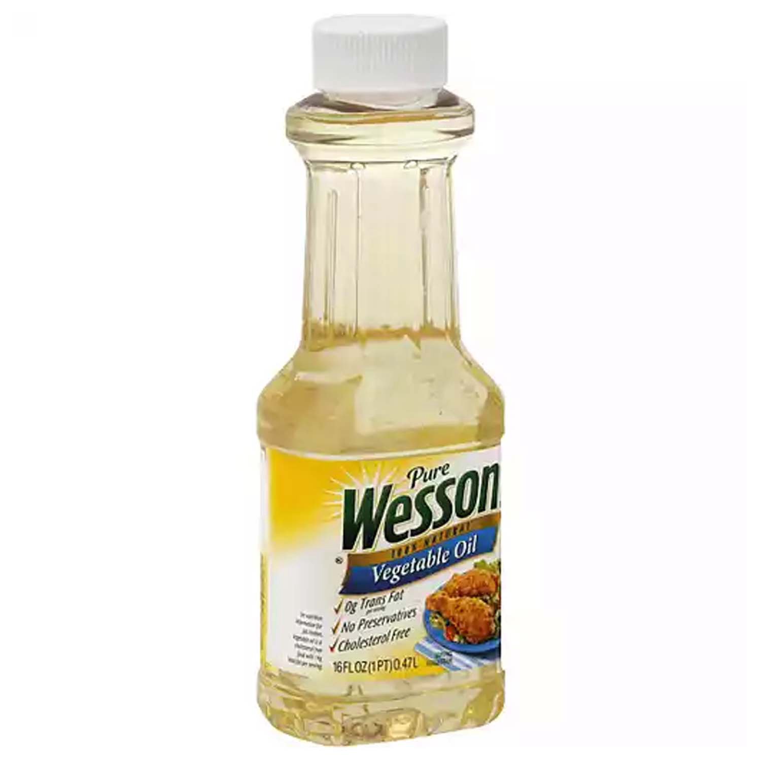 Wesson Vegetable Oil Label Wesson Pure Vegetable Oil 1 Gal — El